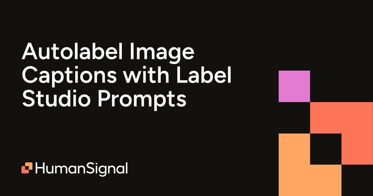 Autolabel Image Captions with Label Studio Prompts | HumanSignal